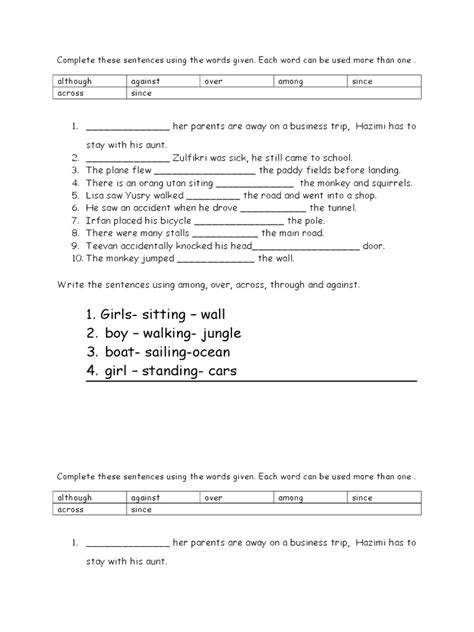 complete the sentences using the words given hướng dẫn và mẹo hiệu quả