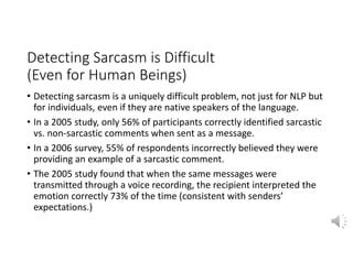 Sarcasm Detection Slides PDF