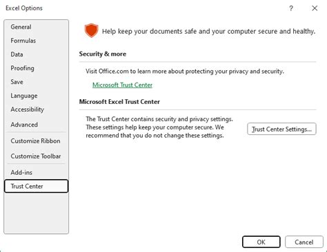 Unblocking And Enabling Macros Peltier Tech