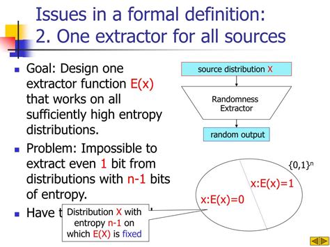 Ppt Randomness Extractors Motivation Applications And Constructions
