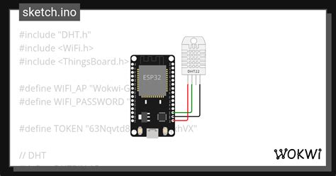DHT ThingsBoard Wokwi ESP STM Arduino Simulator