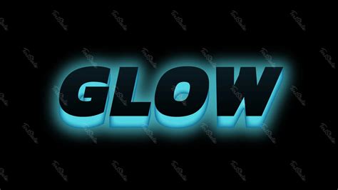 Neon Glow Inspired Text Effect Free Illustrator Vector File