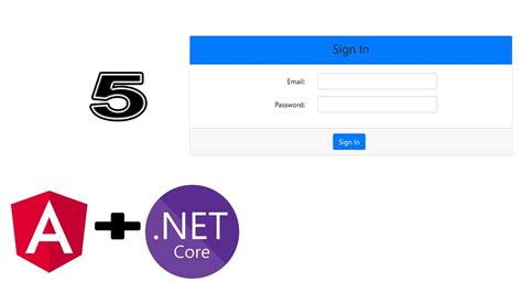 Angular 8 With Aspnet Core Tutorial Part 5 Login Form Youtube