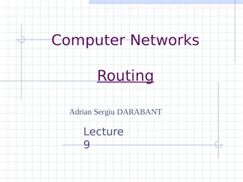 Ppt Computer Networks Routing Dokumentips
