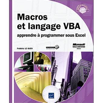 Macros et langage VBA broché Frédéric Le Guen Livre tous les livres à la Fnac