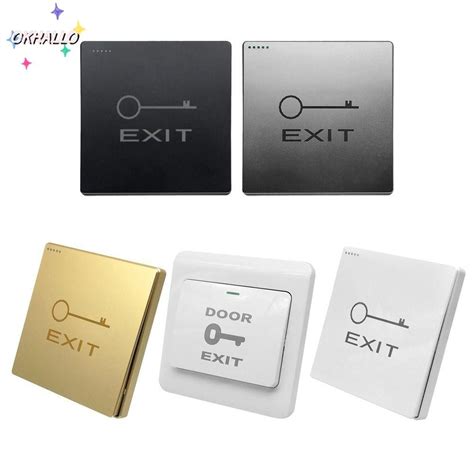 Okhallo Door Exit Button Switch Plastic Door Access Control System