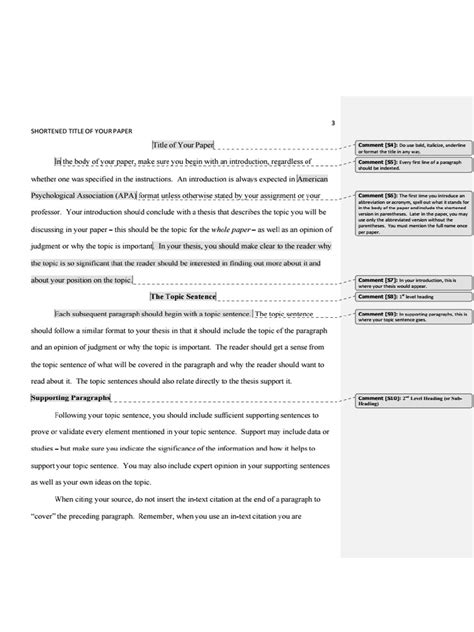 How To Write A Research Paper Apa Example 1 Pdf