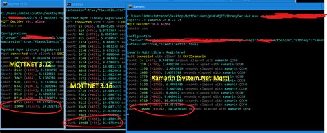 Huge Performance Difference According To Previous Versions Issue Dotnet MQTTnet GitHub