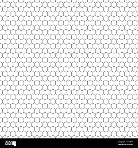 Hexagon Seamless Vector Texture Hexagonal Grid Repeat Pattern Geometric Seamless Pattern