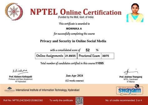 Mownika Anandakumar On Linkedin Learning Nptel Certification Skilldevelopment