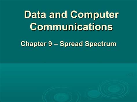 Spread Spectrum Techniques Ppt