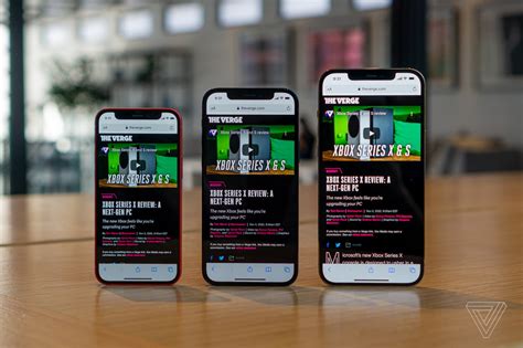 Iphone Mini And Iphone Pro Max Hands On Impressions The Verge