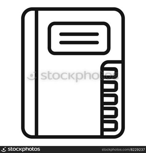 Web Folder Icon Outline Vector Computer Interface App Download Web