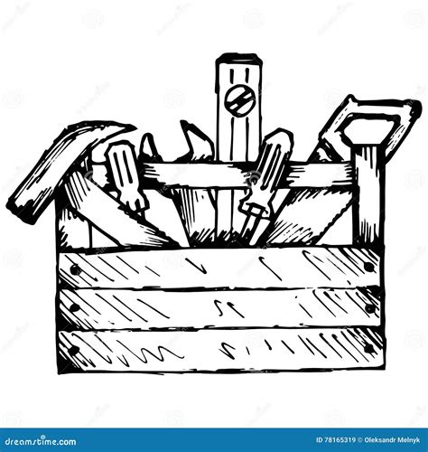 How To Draw A Tool Box Step By Step At Nancy Colon Blog