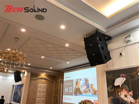 Loa Line Array là gì Vai trò của loa Line Array trong dàn âm thanh Ư