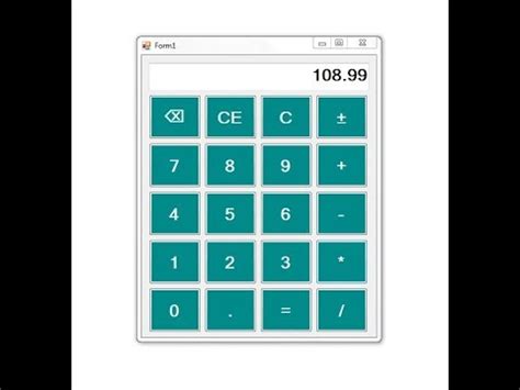 How To Create A Calculator In C YouTube