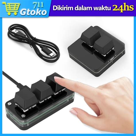 2 Key 3 Key Mechanical Keyboard USB Gaming Shortcut Key Macropad Macro Pad Lazada Indonesia