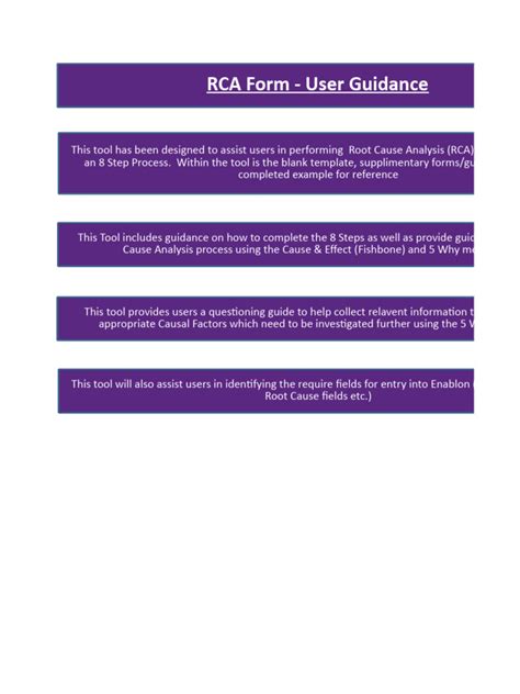 se7 5a rca problem solving sheet pdf production and manufacturing
