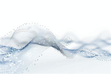 Abstract Blue Waves With Modern Design And Wave Pattern Art Premium