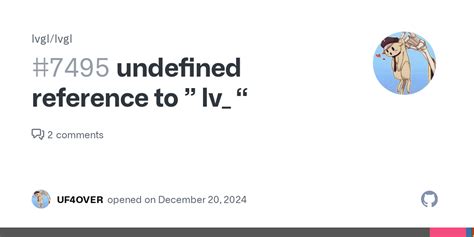 undefined reference to ” lv “ · issue 7495 · lvgl lvgl · github