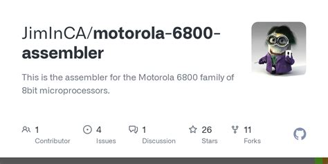 github jiminca motorola 6800 assembler this is the assembler for the