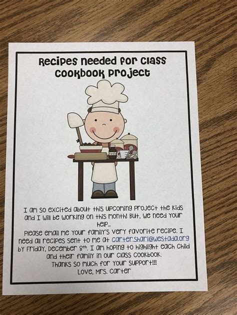 Check Out This Post To See A Simple Way To Create A Class Cookbook Your