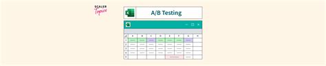 A B Testing In Excel What Should You Use Scaler Topics