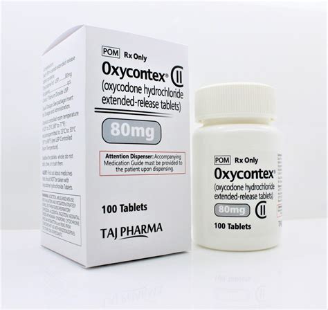 Oxycodone Hcl Er Tablet 80mg Manufacturers And Suppliers India