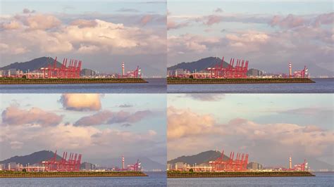 妈湾港日落码头集装箱 3840x2160 高清视频素材下载 编号 9741291 实拍视频 光厂 Vj师网