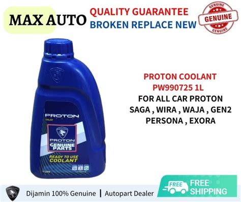 Proton Coolant Pw L Radiator Coolant Cecair Penyejuk Radiator