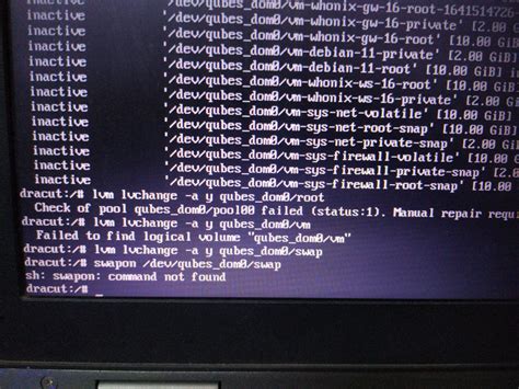 qubes dom0 root does not exist user support qubes os forum