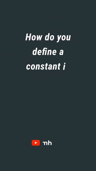 Php Quiz How Do You Define Constant Coding Phpquiz Youtube