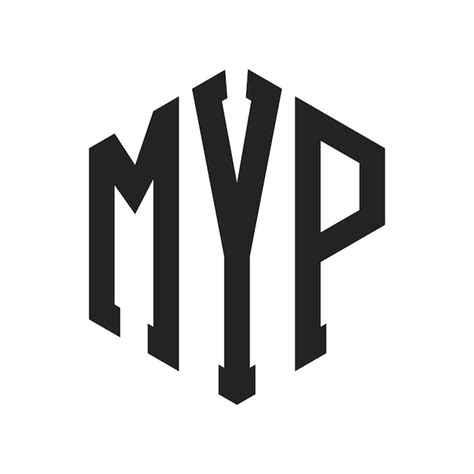 Premium Vector MYP Logo Design Initial Letter MYP Monogram Logo Using Hexagon Shape