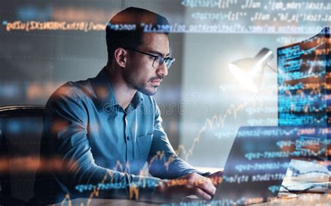 Cyber Security Crime And Hacker In Server Room With Laptop In Data