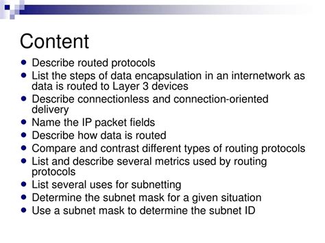 ppt routing fundamentals and subnets powerpoint presentation free