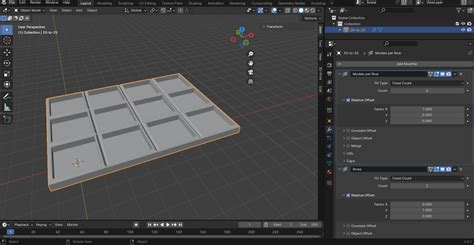 🟪 20mm To 25mm Square Base Conversion Movement Tray Stl Blender File