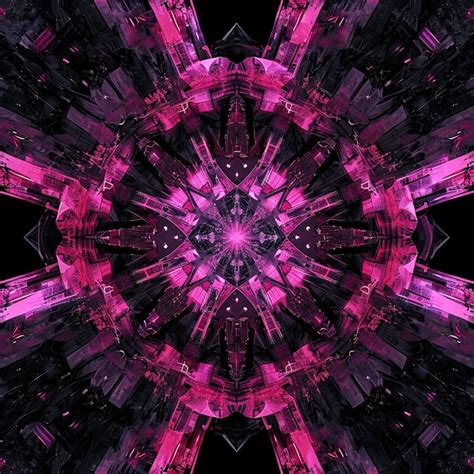 symmetrical geometric lattice pattern parallel perspective projection