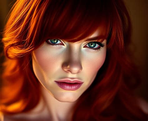 Sultry Redhead Image Free AI Generator Makepix