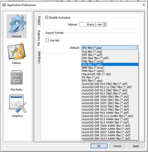 Configurable Default Export File Format User Requests Suggestion Box Seamly Patterns Forum
