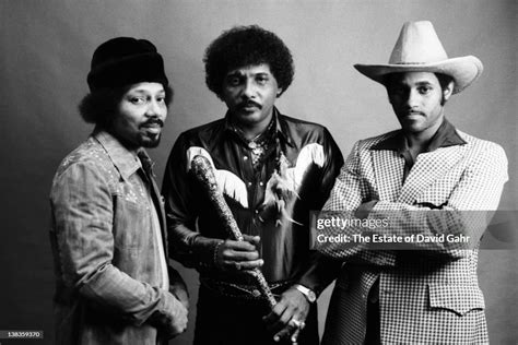 Art Aaron And Cyril Neville Of The Neville Brothers Pose For A