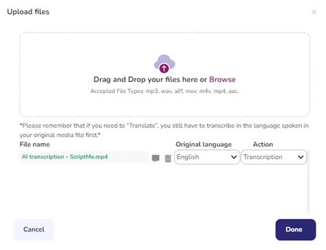 ai transcription transcribe instantly with scriptme s ai