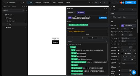 Display Auth User Information Ask Us Anything Weweb Community