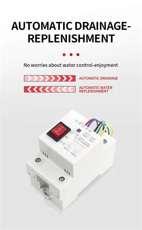 220v Df 96dk Automatic Water Level Controller Switch Water Tank Level Detection Sensor Water