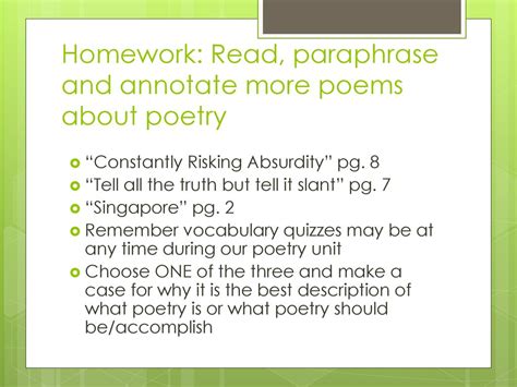 Poetry Introduction Ppt Download