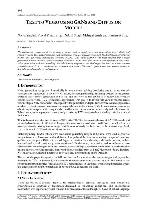 Pdf Text To Video Using Gans And Diffusion Models