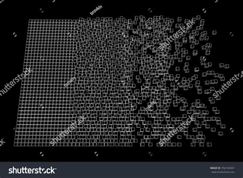 Big Data Visualization Machine Learning Algorithms Stock Vector