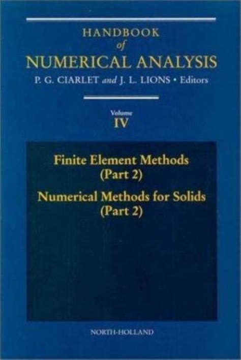 finite element methods part 2 numerical methods for solids part 2