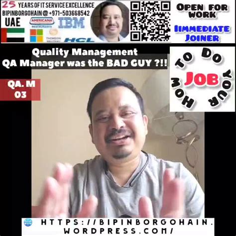 bipin b on linkedin quality management qa manager really bad
