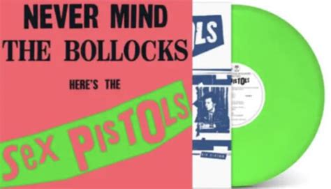 Sex Pistols Never Mind The Bollocks Heresneon Green Vinyl