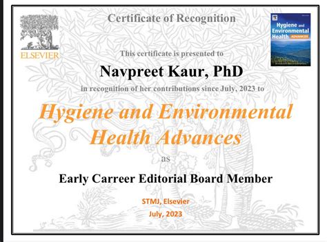 Dr Navpreet Kaur On Linkedin Glad To Be Recognized As Early Career